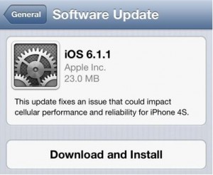 Vodafone UK le recomanda utilizatorilor sa faca update la iOS 6.1.1 ...