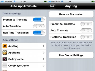 Auto AppTranslate traduce aplicatiile instalate in iDevice-ul tau, este ...