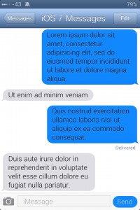 iOS 7 Messages Theme este prima tema iOS 7 pentru aplicatia Messages ...