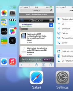 iOS 7 Control Center si Multitasking (Video) | iDevice.ro