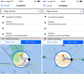 iOS 7 Reminders ofera optiuni noi pentru functia geofence | iDevice.ro