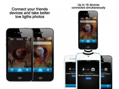 External Flash permite sincronizarea flash LED-urilor mai multor iPhone ...