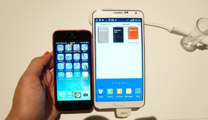 Samsung Galaxy Note 3 vs iPhone 5 (Video) | iDevice.ro