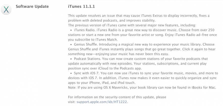 Apple lanseaza iTunes 11.1.1 | iDevice.ro