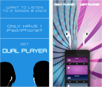 Dual Music Player ne permite sa ascultam doua melodii simultan pe ...