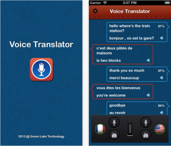 Voice Translator promite sa-ti traduca orice fel de cuvinte in timp ...