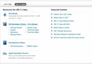iOS 7.1 beta 1 a fost lansat de catre Apple! | iDevice.ro