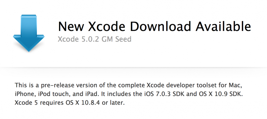 Apple lanseaza Xcode 5.0.2 GM | iDevice.ro