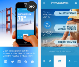 InstaWeather Pro este disponibila la PRET REDUS in App Store Romania ...