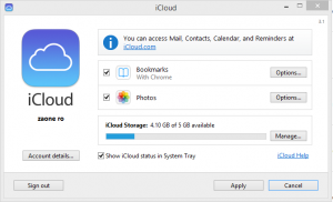 iCloud Control Panel 3.1 update este disponibil pentru download ...