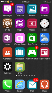 Win8Icons for iPhone aduce iconitele Windows 8 in iOS 7 | iDevice.ro