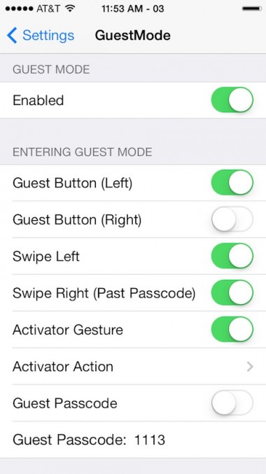GuestMode implementeaza un sistem guest mode in iOS 8 | iDevice.ro