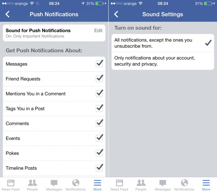 Iata cum poti activa sunetele notificarilor Push pentru aplicatia ...