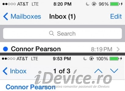 Inbox Count implementeaza un nou indicator pentru aplicatia Mail a iOS ...