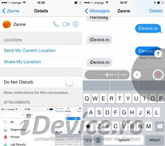 iOS 8 Messages - iata toate noutatile! | iDevice.ro