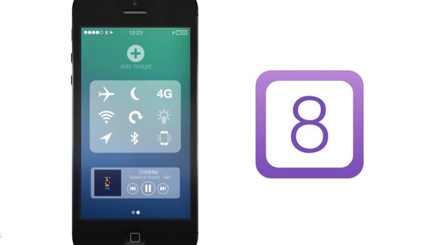 iOS 8 concept prezinta un sistem de operare controlat de widget-uri ...