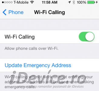 iOS 8 beta 3 activeaza Wi-Fi Calling pentru iPhone | iDevice.ro