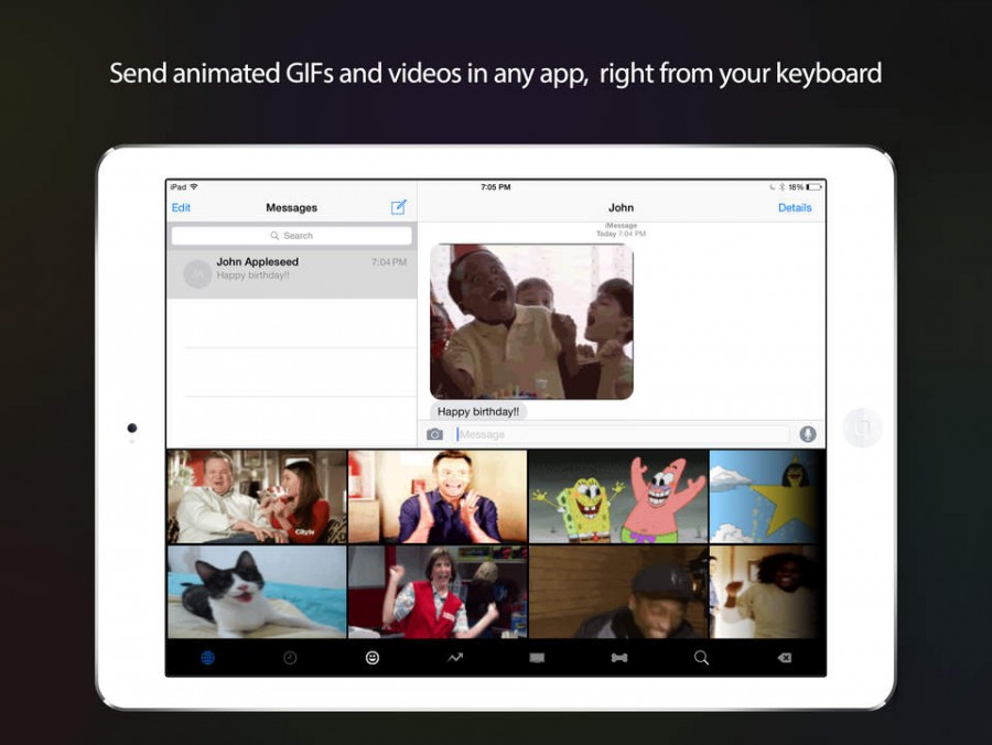 GIF Keyboard – prima tastatura terta pentru iOS 8 ce inlocuieste ...