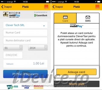 Clever Taxi – aplicatia inteligenta de taxi cu plata prin card bancar ...