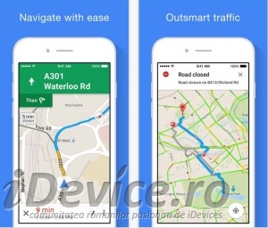 Google Maps cu design nou a fost lansată în App Store | iDevice.ro