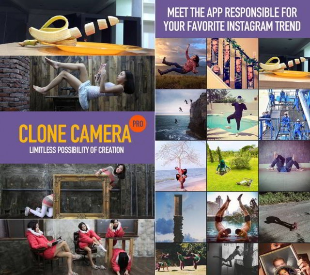 Clone Camera Pro cloneaza persoanele din imagini, este disponibila la ...