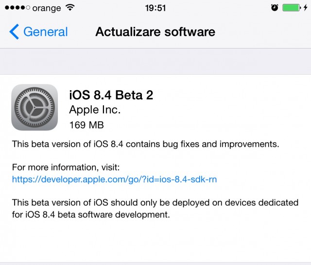 Download si instalare iOS 8.4 beta 2 fara UDID | iDevice.ro