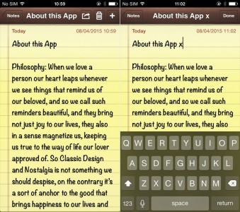 Classic Notes 2007 readuce aplicatia Notes a iOS 6 | iDevice.ro