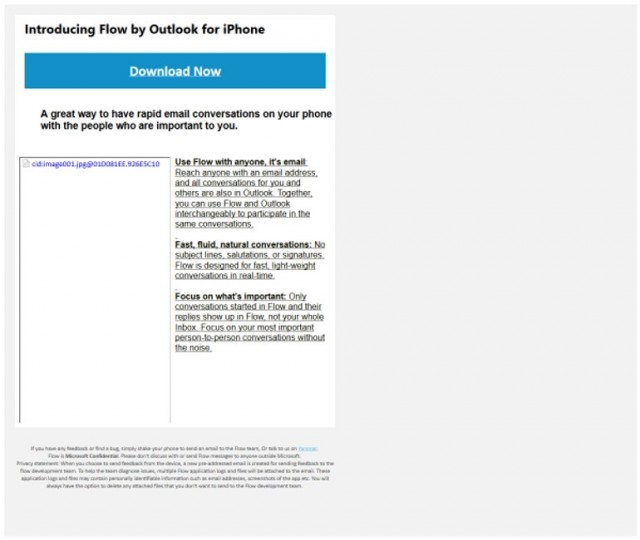 Flow – Microsoft dezvolta o aplicatie de chat pentru iPhone | iDevice.ro