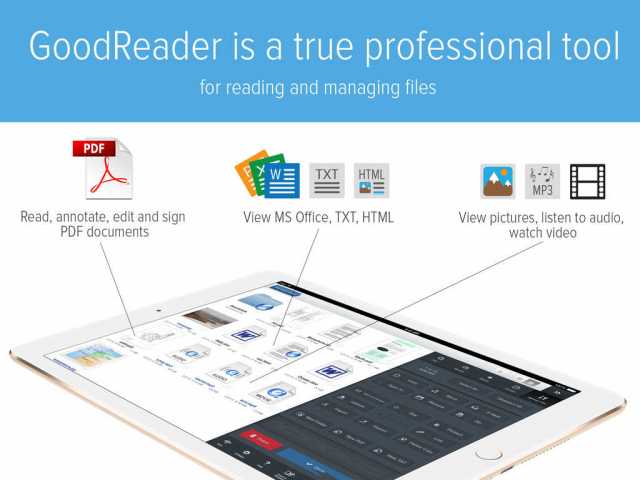 GoodReader 4 – o aplicatie care permite vizualizarea oricarui tip de ...