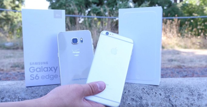 Samsung Galaxy S6 Edge+ vs iPhone 6 Plus drop test (Video) | iDevice.ro