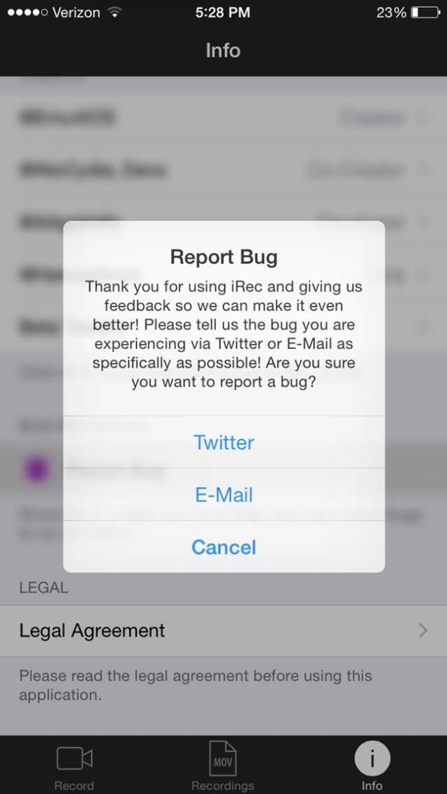 iRec Screen Recorder inregistreaza tot ceea ce faci in iDevice-ul tau ...