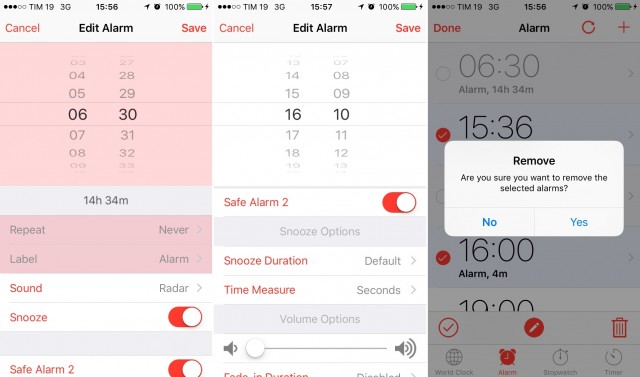 Safe Alarm 2 ofera noi optiuni pentru alarme in iOS 9 | iDevice.ro