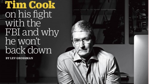 Tim Cook vorbeste in TIME Magazine despre lupta cu FBI | iDevice.ro