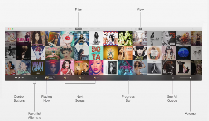 Interfata iTunes este regandita intr-un nou concept | iDevice.ro