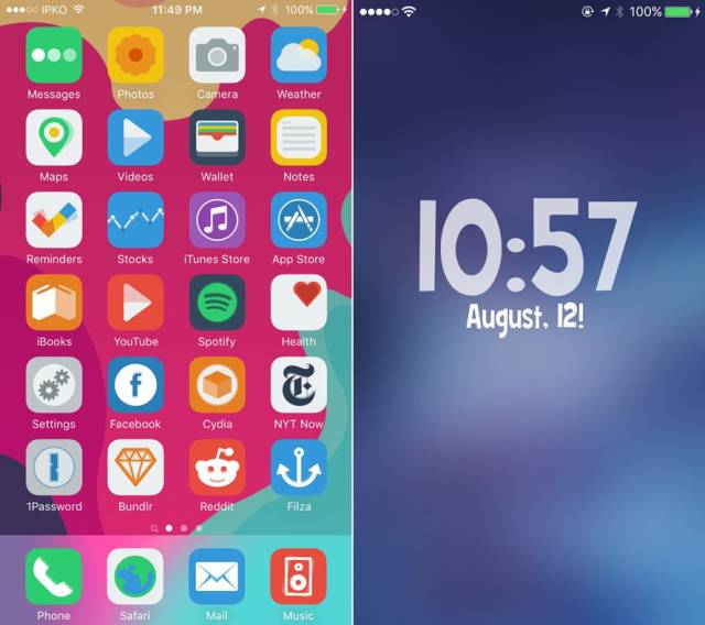 Fresh – o tema simpla si colorata pentru iPhone | iDevice.ro