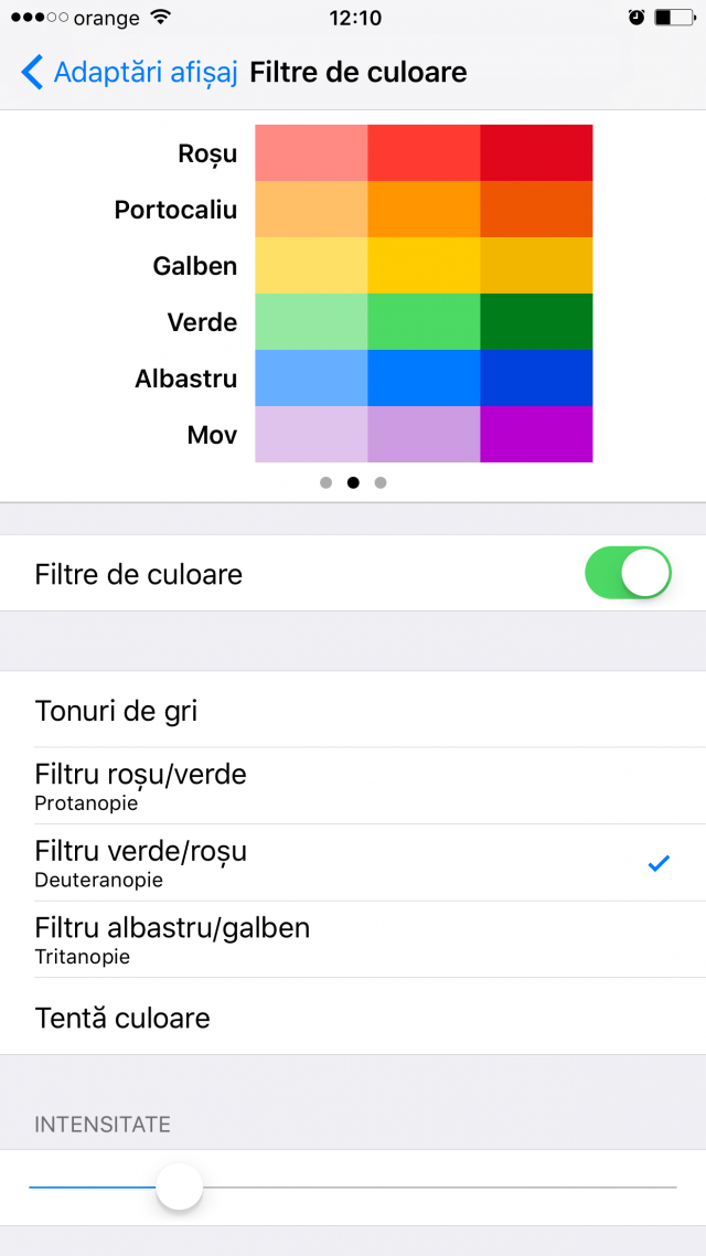 iOS 10 – functia Color Filter pentru ecranul iPhone | iDevice.ro