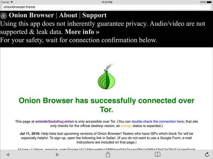 Onion Browser te face anonim pe internet, este disponibil gratuit ...