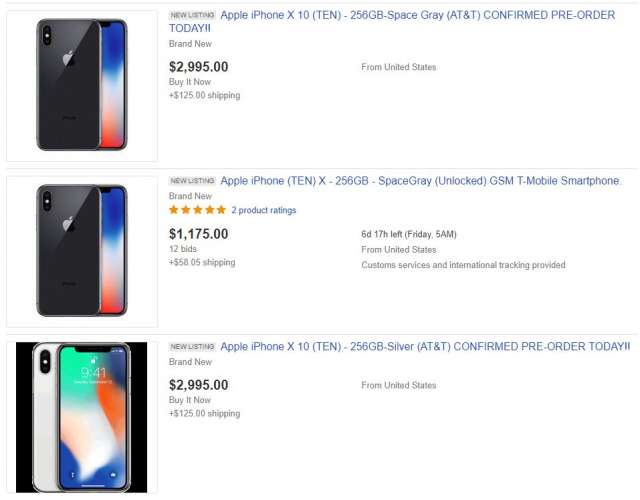IPHONE X - PRETURI AMETITOARE LA BISNITARII EBAY | iDevice.ro