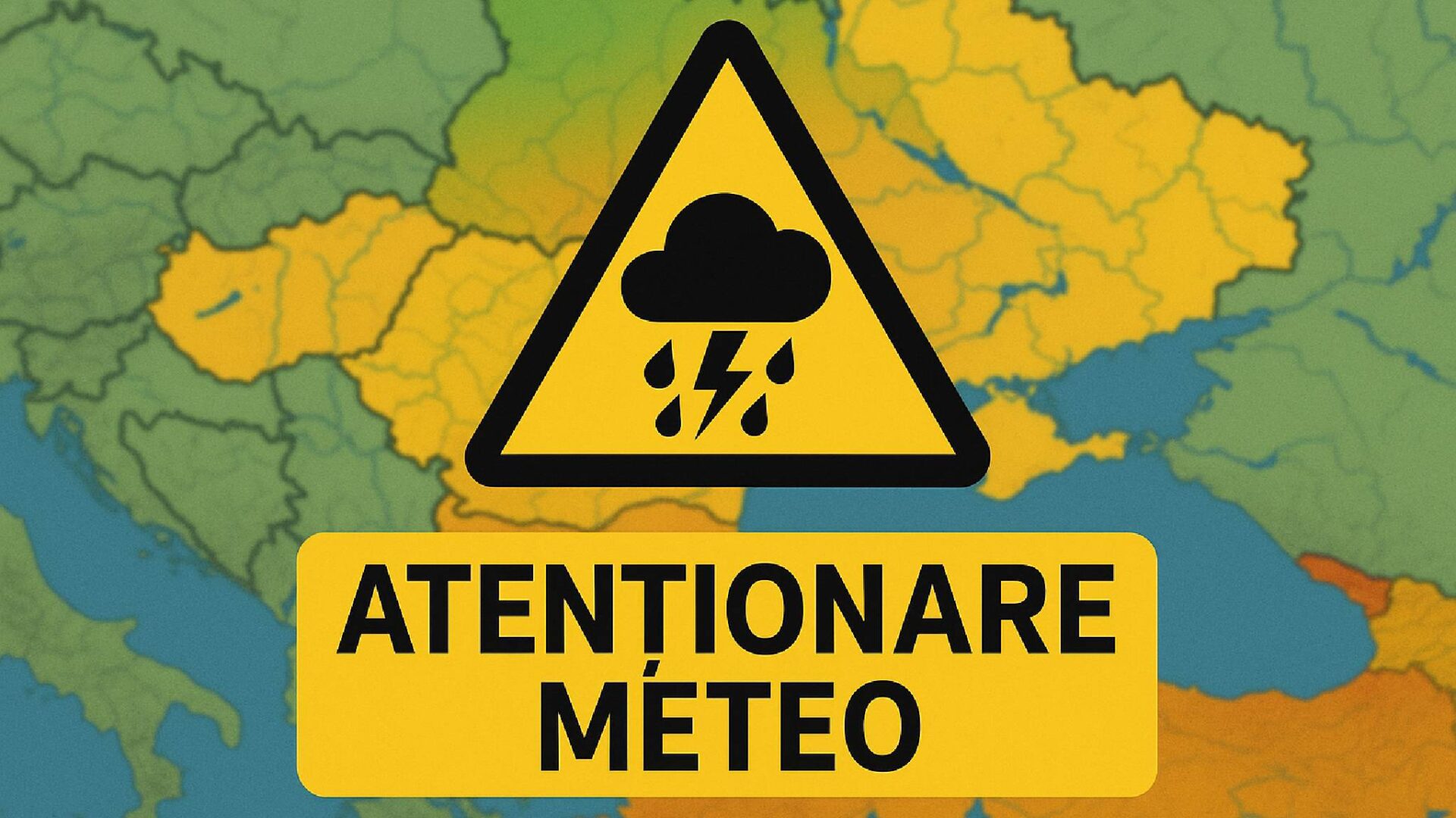 Atentionare Nowcasting Meteorologică de Ultim Moment ANM Emisă Oficial ...