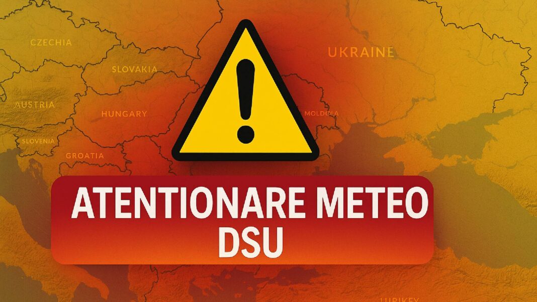 DSU Romania a Emis o ATENTIONARE Meteorologica Oficiala de Ultima Ora ...