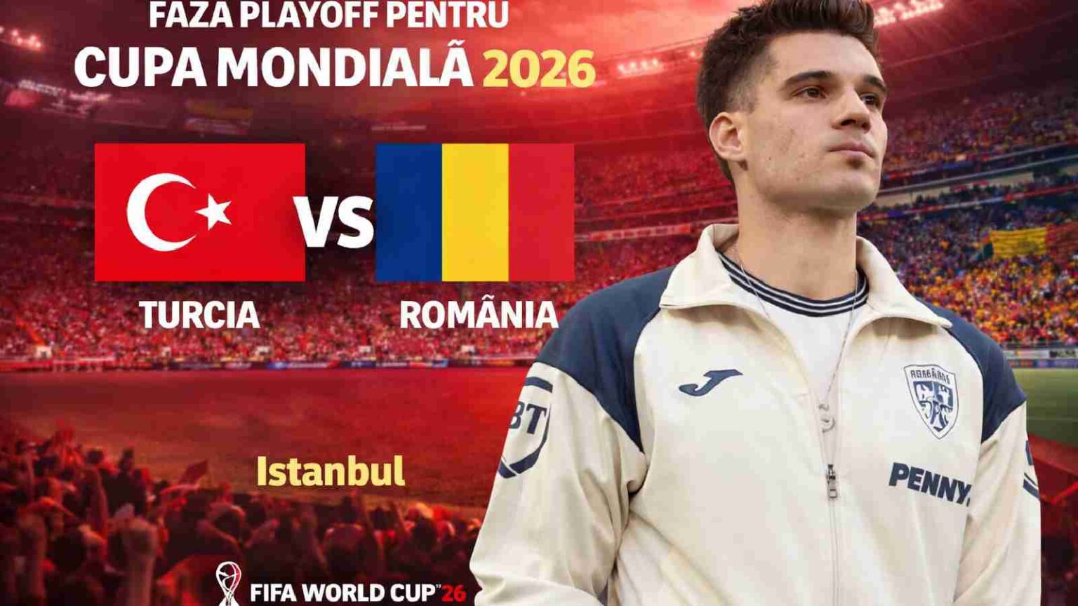 TURCIA - ROMANIA LIVE PRIMA TV, Meci de FOTBAL la BARAJUL CM 2026 ...